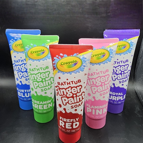 Crayola | Bath, Skin & Hair | Crayola Bathtub Finger Paint Soap Set Red ...